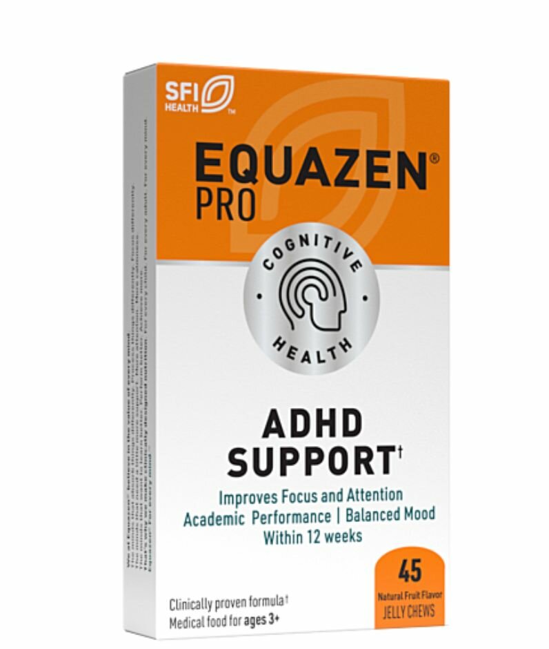 SFI Health (Klaire Labs), Equazen Pro, поддержка работы мозга у детей и подростков с сдвг, 45 жевательных конфет