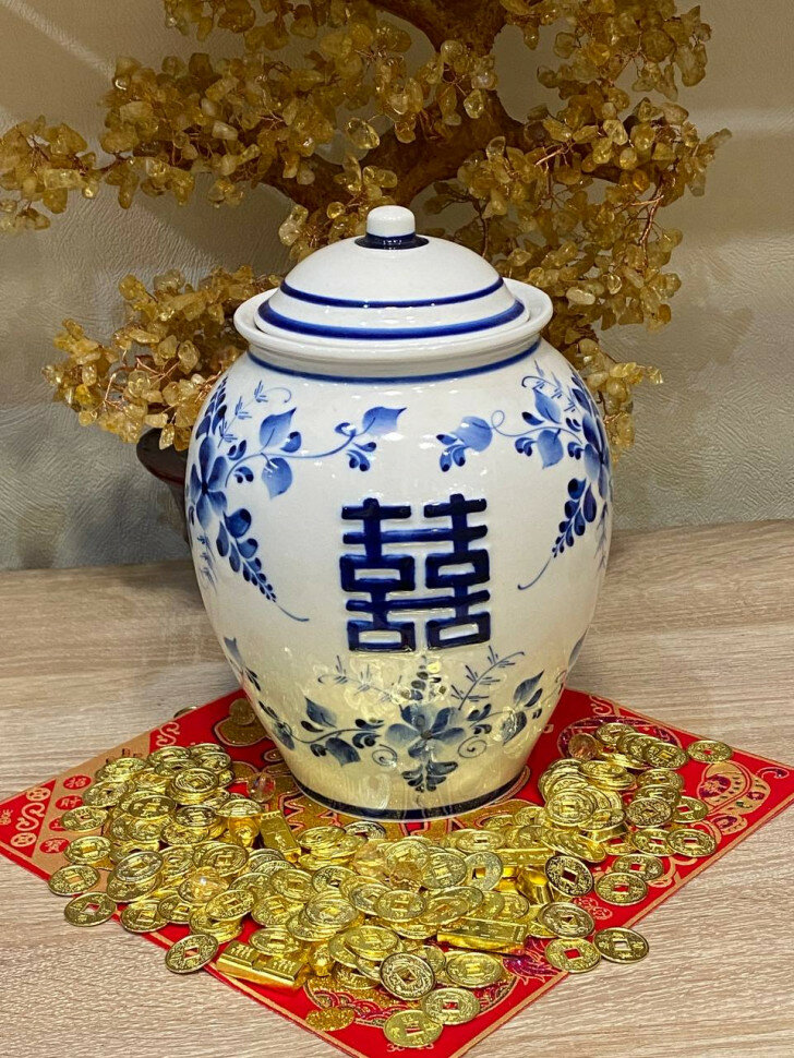 Ваза богатства, 2 литра (с наполнением)