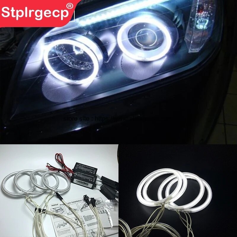 HochiTech для Chevrolet CAPTIVA S3X 2006 - 2011 ультра яркий дневной фотографический фон DRL CCFL глаза ангела набор глаз демона теплое белое кольцо