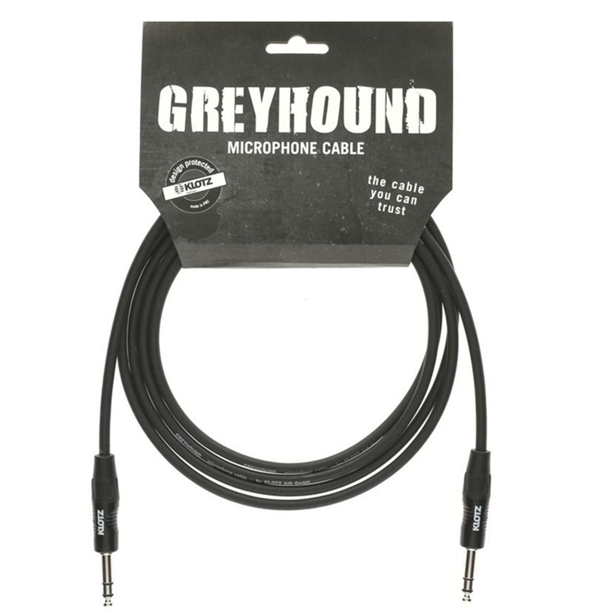 Кабель акустический Jack 6.3 стерео 3m GRG1PP03.0 Greyhound Klotz stereo кабель для гитары