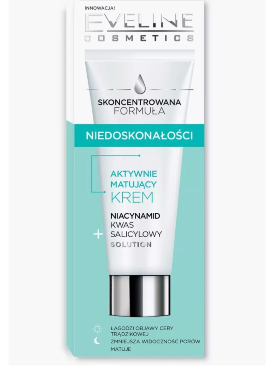 Крем для лица Eveline Матирующий, концентрированная формула, 50 мл