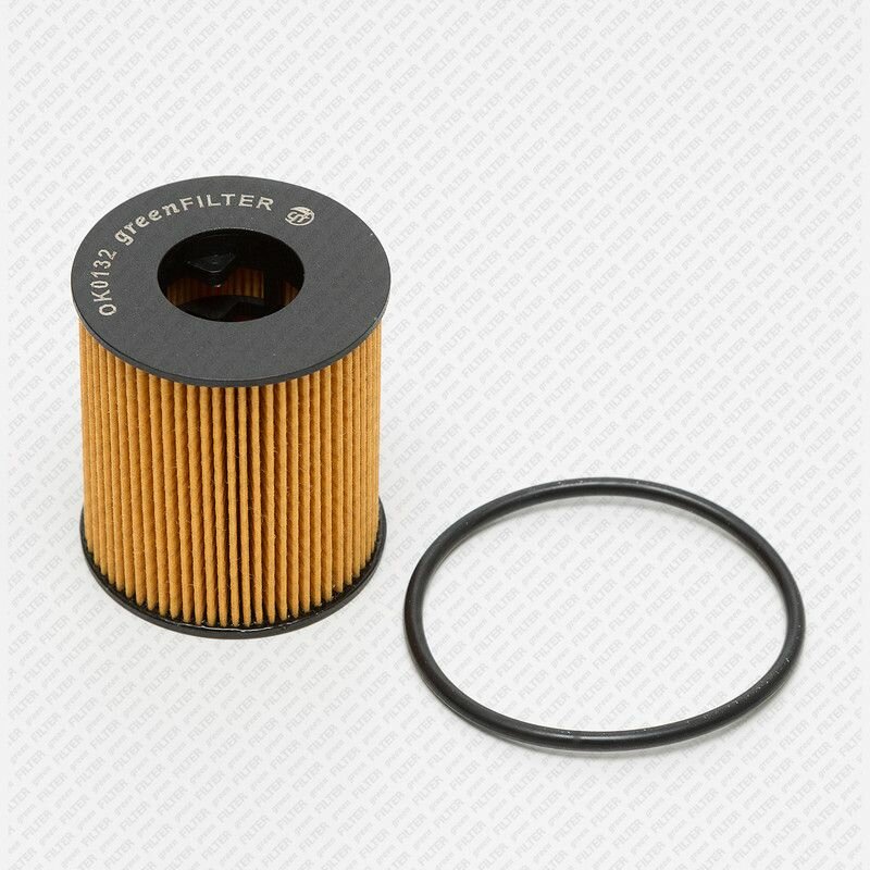 Фильтр масляный (картридж) GREEN FILTER OK0132 для CITROEN, PEUGEOT, VOLVO