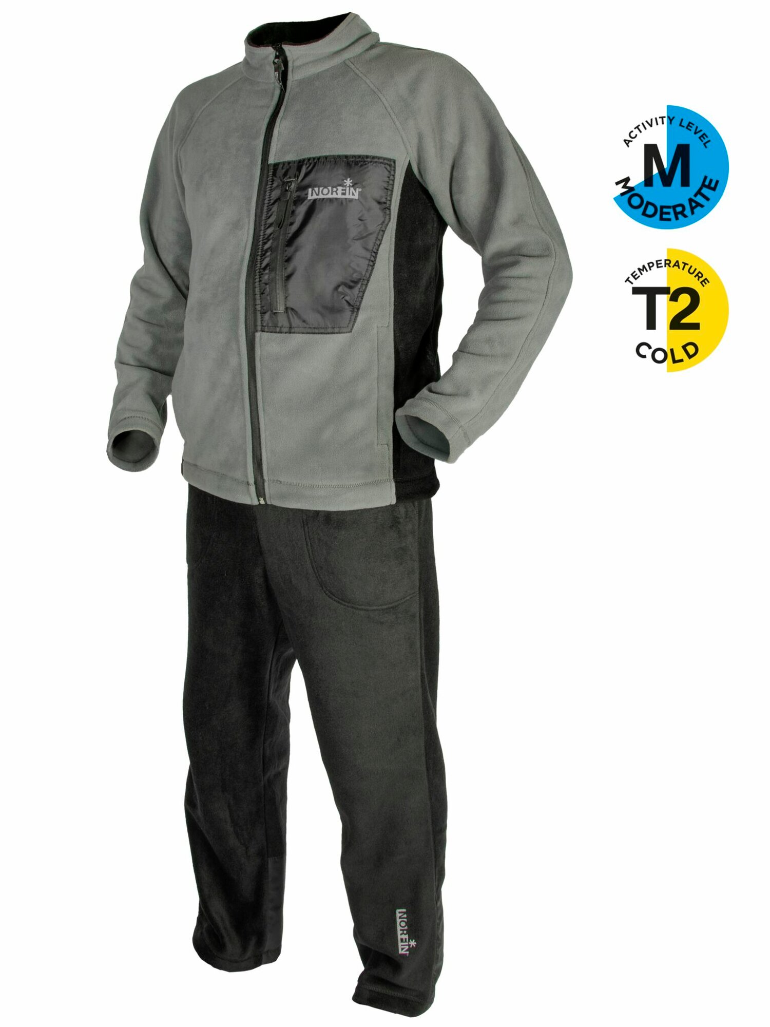 Костюм флисовый Norfin ALPINE 2 BL 05 р. XXL тактическая мужская камуфляжная одежда для охоты, рыбалки и туризма теплый спортивный ветрозащитный