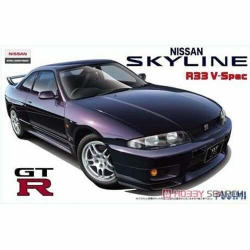 Сборная модель Машинка Fujimi-04627F 1/24 Nissan R33 Skyline GT-R V-Spec 1995 car model kit