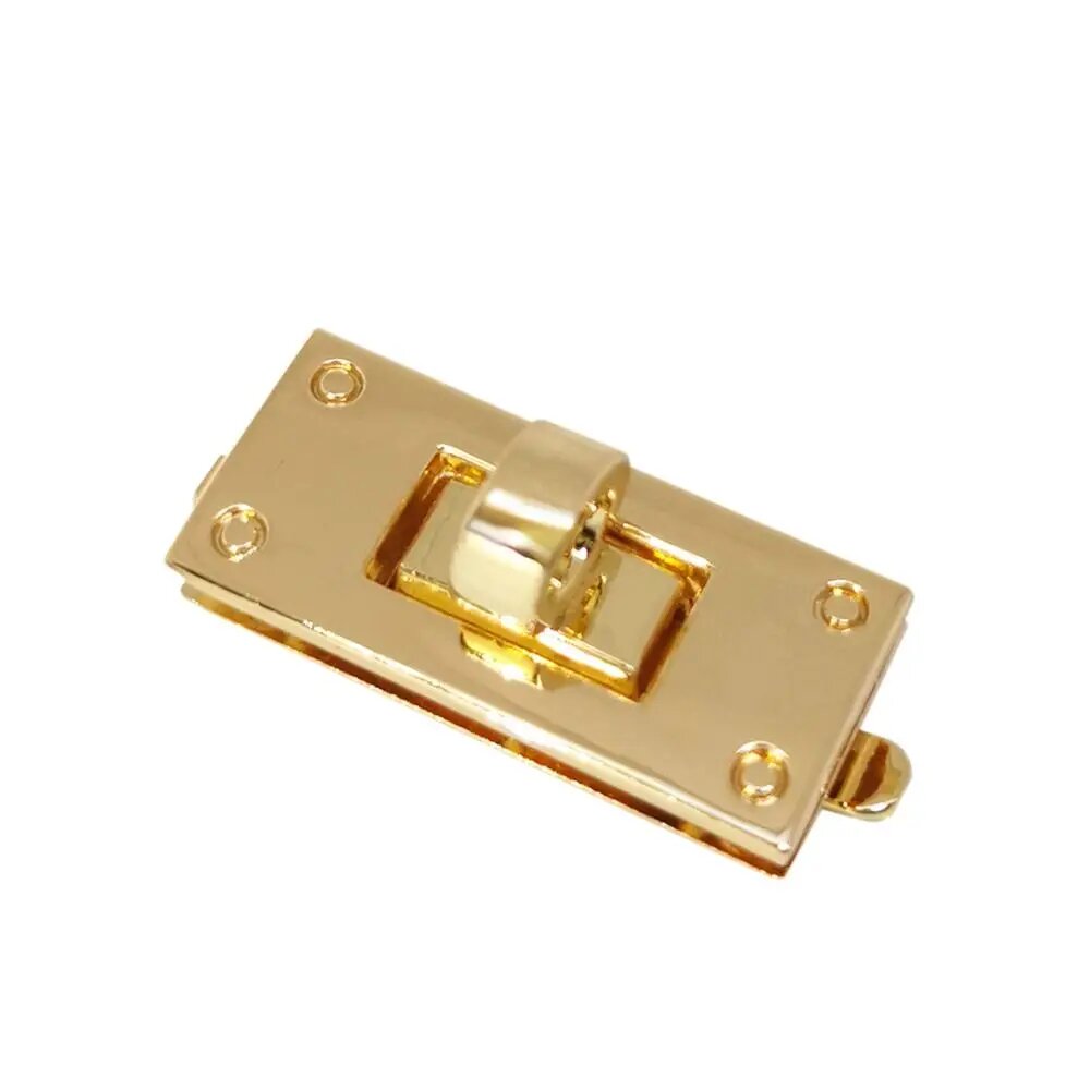 Металлическая застежка для сумки gold