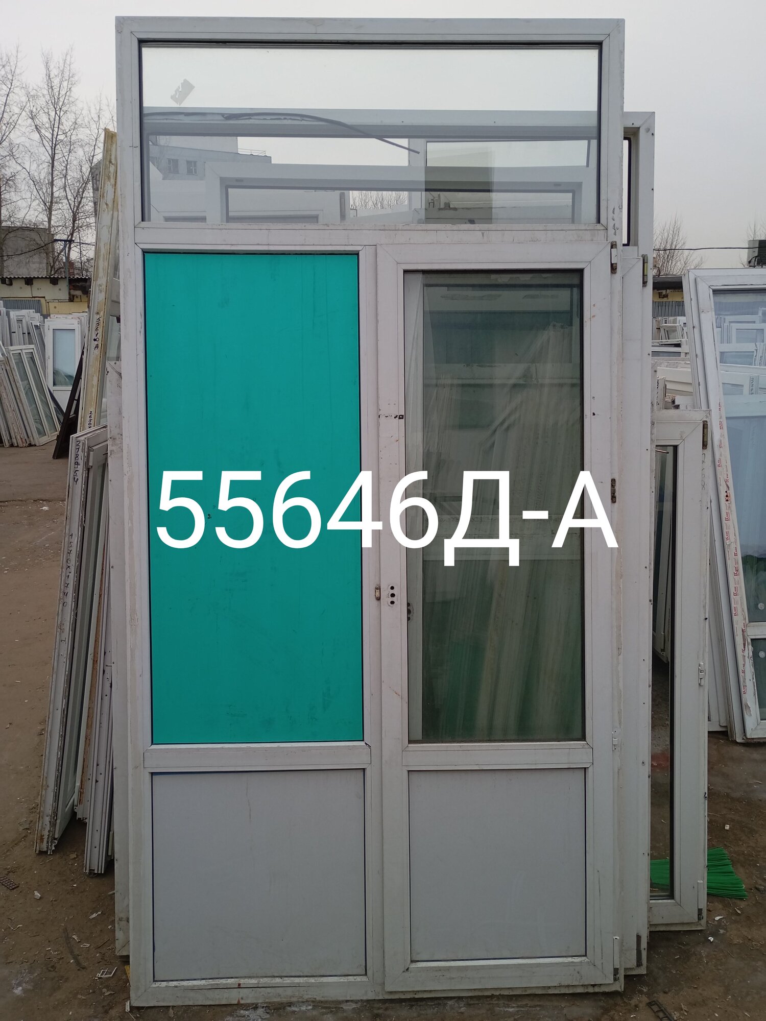 Двери Пластиковые Б/У 2780(в) х 1420(ш) Балконные