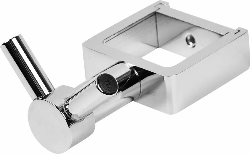 Крючок для полотенцесушителя КР2-02 квадратный профиль 1" цвет хром