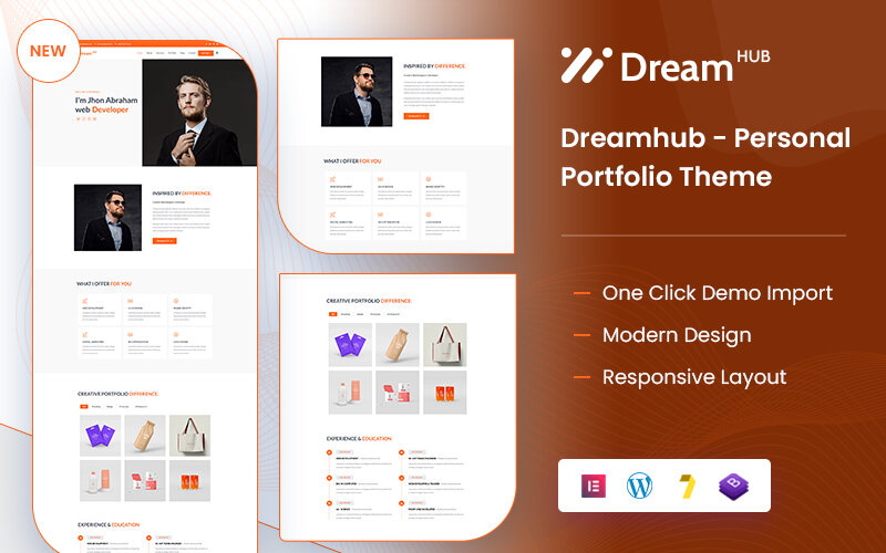 Подарочный сертификат на Шаблон для сайта Вордпресс с демоконтентом Personal CV, Resume & Portfolio WordPress Theme