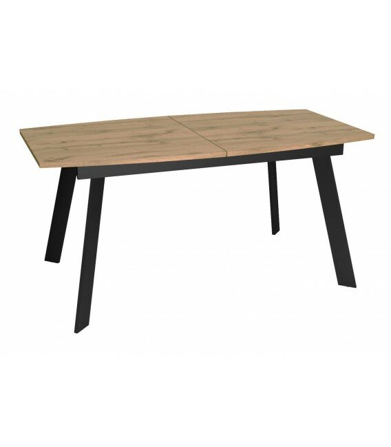 Стол Coreopsis XL160 Дуб галифакс /опоры черные