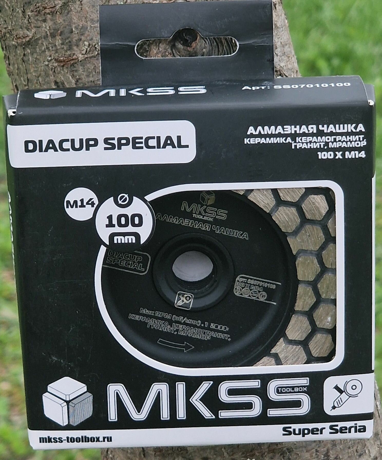 Чашка алмазная по керамограниту 100мм*М14 Dia Cup Special MKSS