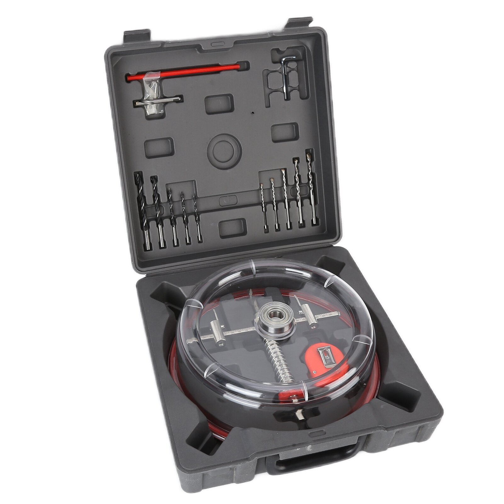 Кольцевая Пила Регулируемая 40 мм‑200 мм Открывалка Режущий Сверлильный Инструмент Для Резки с Пылезащитным Чехлом из ABS