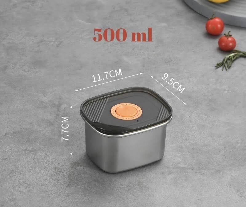 Ланч-бокс из нержавеющей стали, контейнер для еды