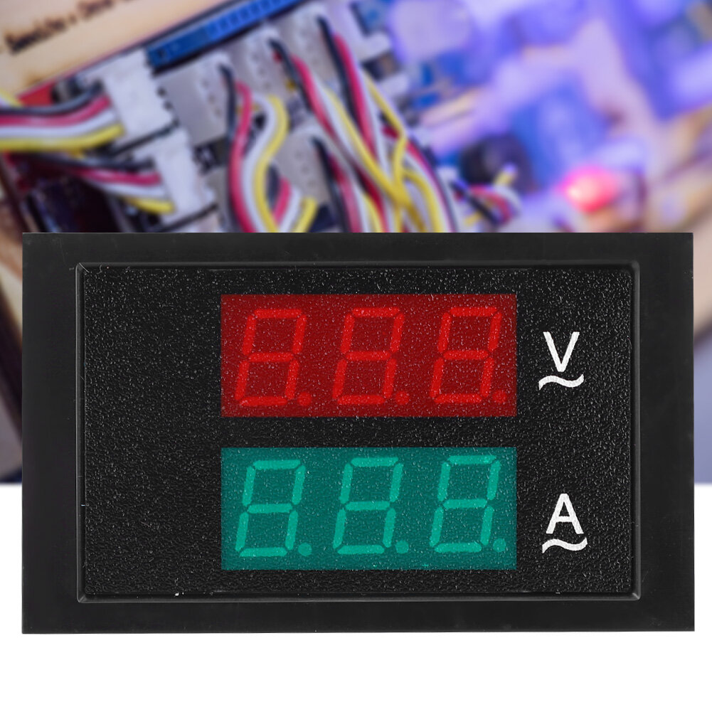DL85-2042 Двойной дисплей AC 80V-300V 0-100A АЦП Вольтметр Амперметр Вольтметр