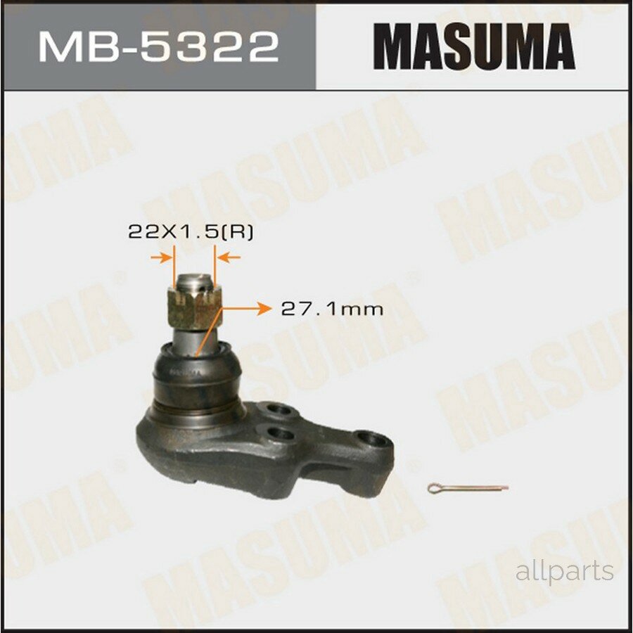 MASUMA MB-5322 Опора шаровая нижняя L/R