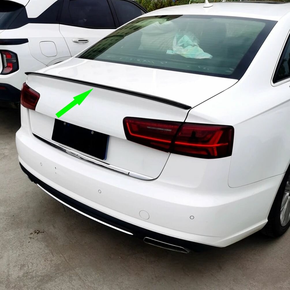 Автомобильный задний спойлер багажника, крыло для Audi A6 C7 S6 2012-2018