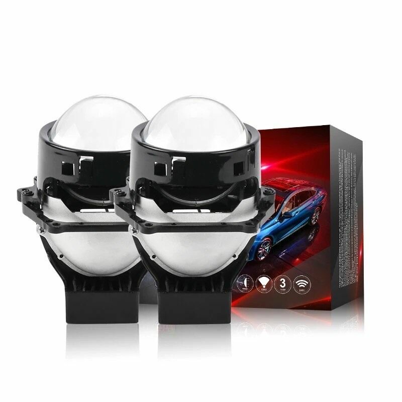 Светодиодные линзы LL 3.0 дюйма 5500к (Комплект 2шт)