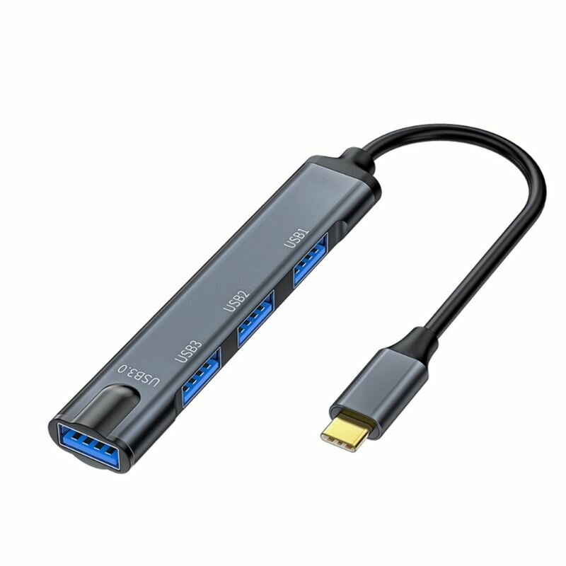 (Один) USB-концентратор Type-C 3.0, 1-в-4