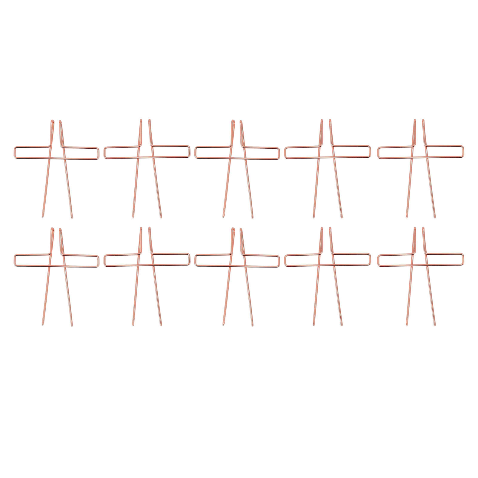 10 шт. зажим для страниц книг из гальванизированной нержавеющей стали, зажим для фортепианных листов, портативный держатель для нотных страниц для чтения, приготовления пищи, игры на музыкальных инструментах, цвет розовое золото