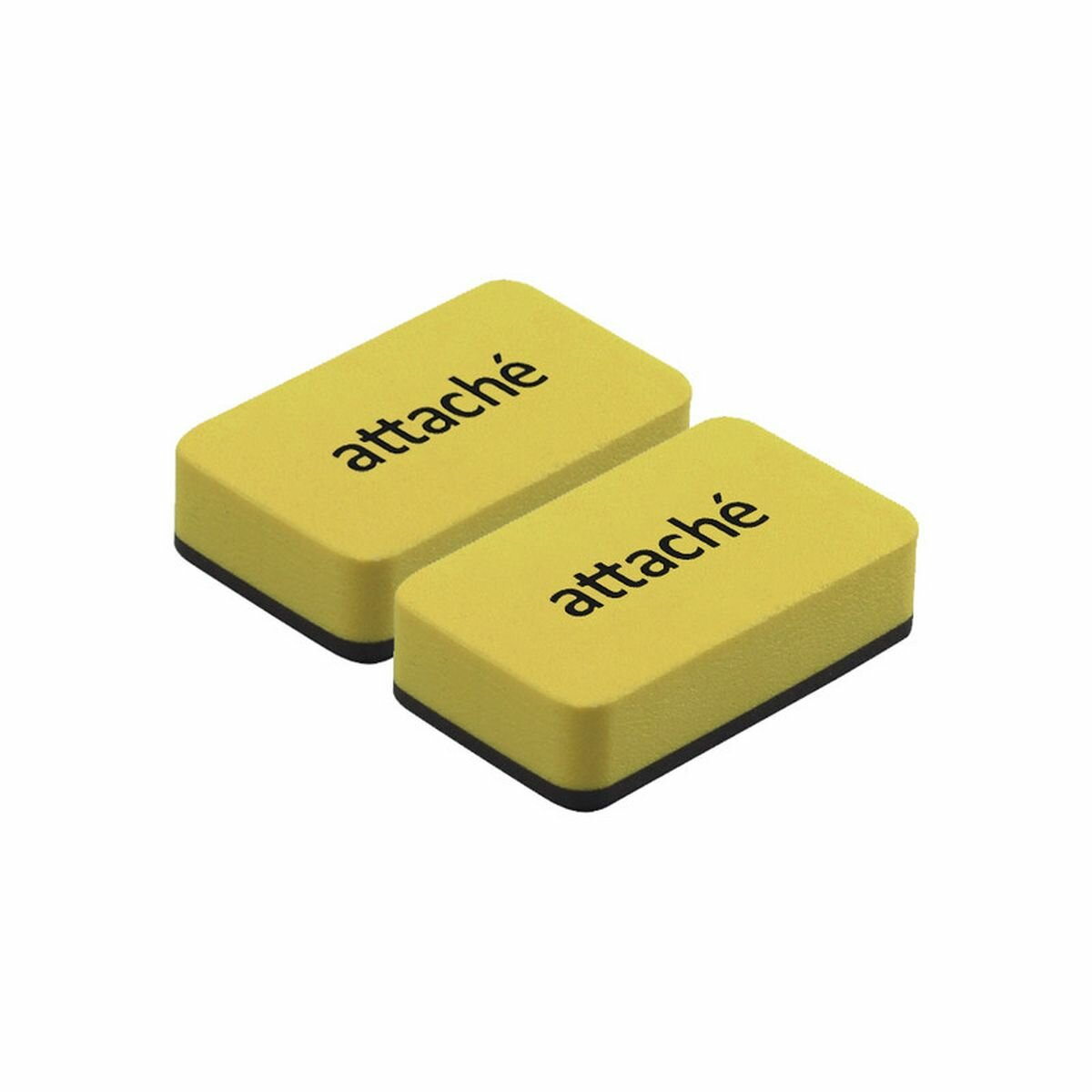 Губка-стиратель для маркерных досок Attache Economy (70x40x18мм) 2шт.