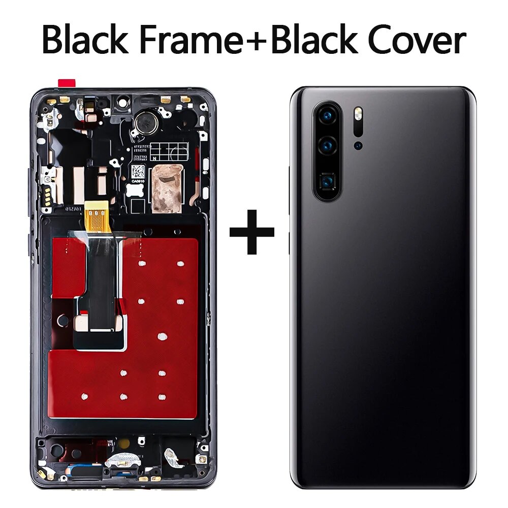 6,47 "для Huawei P30 Pro ЖК-дисплей с цифровым преобразователем сенсорного экрана в сборе с отпечатком пальца VOG-L29 VOG-L09 VOG-L04 Замена экрана