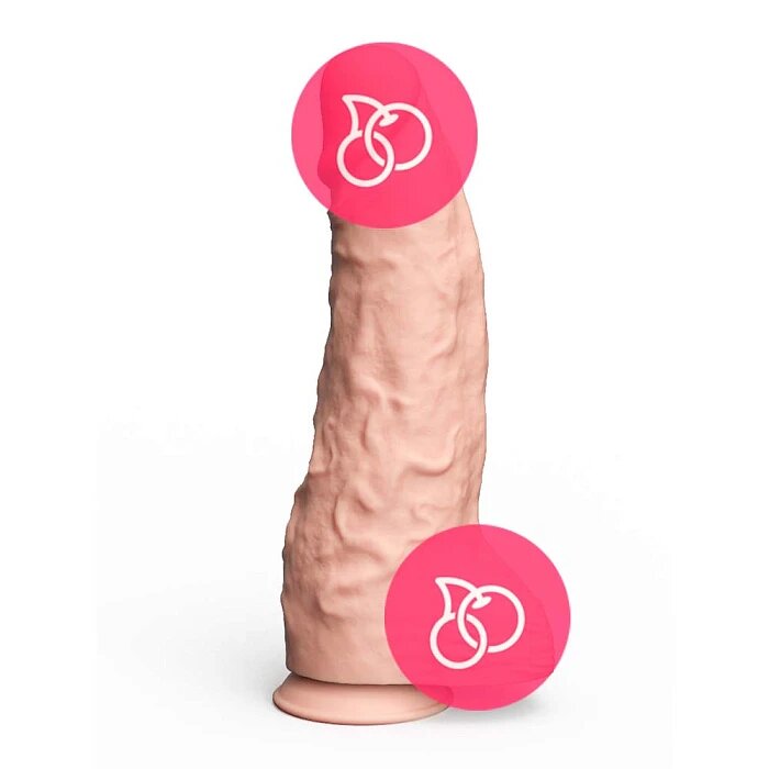 Фаллоимитатор LOVETOY«Супергигант-2 16.6» реалистичный на присоске