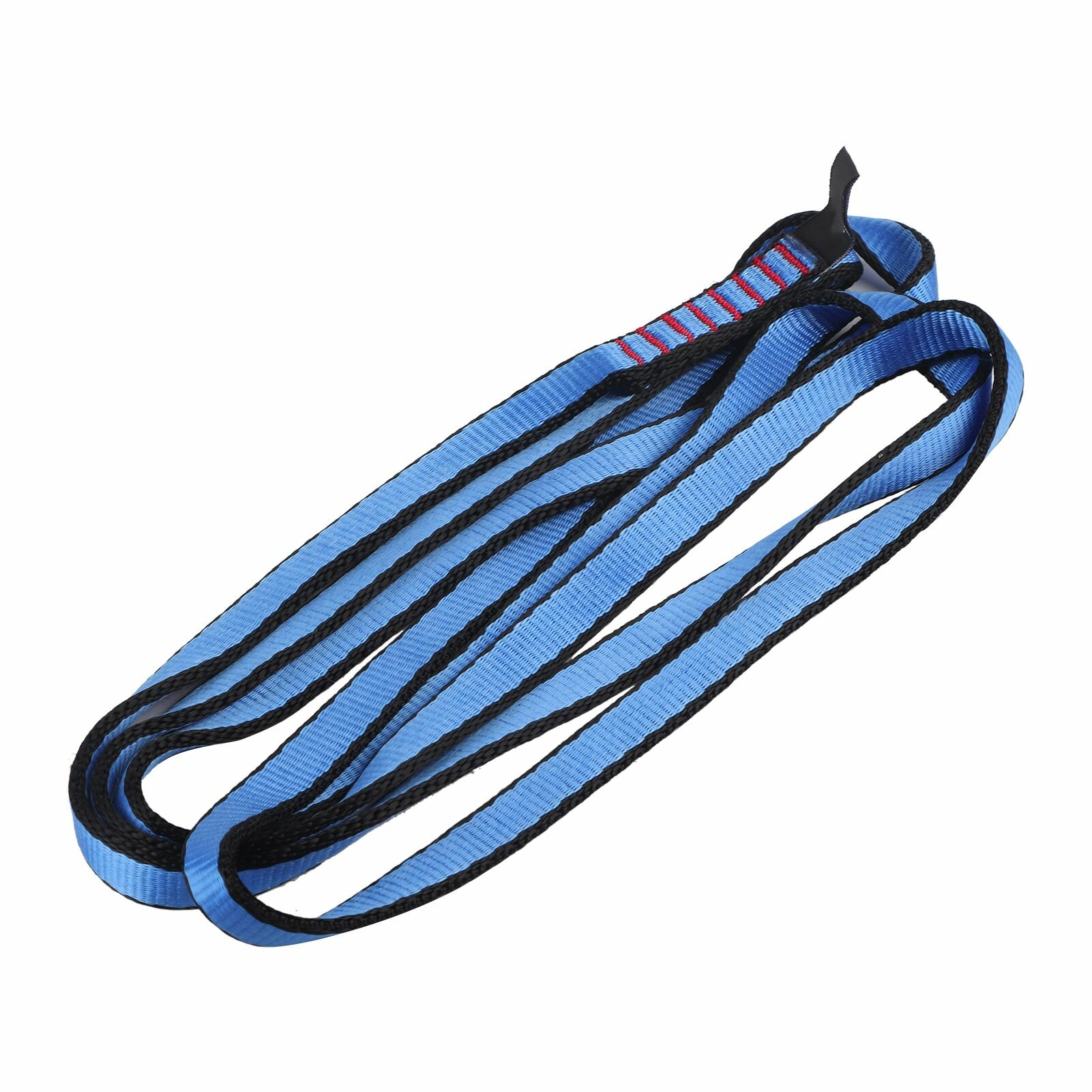 120 см синий альпинистский плоский ремень для скалолазания, несущий нагрузку, страховочный трос для походов и спасательных работ