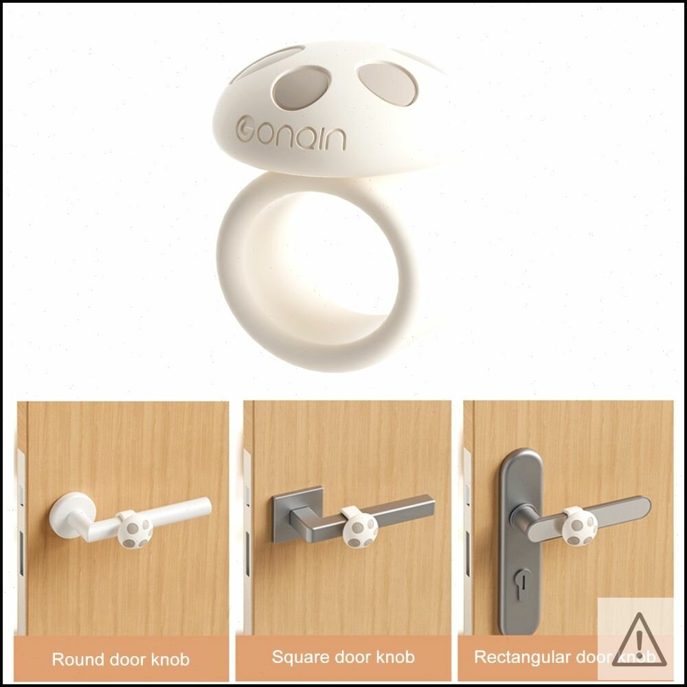 Силиконовые амортизаторы для дверных ручек - защитные бамперы от ударов для межкомнатных и входных дверей