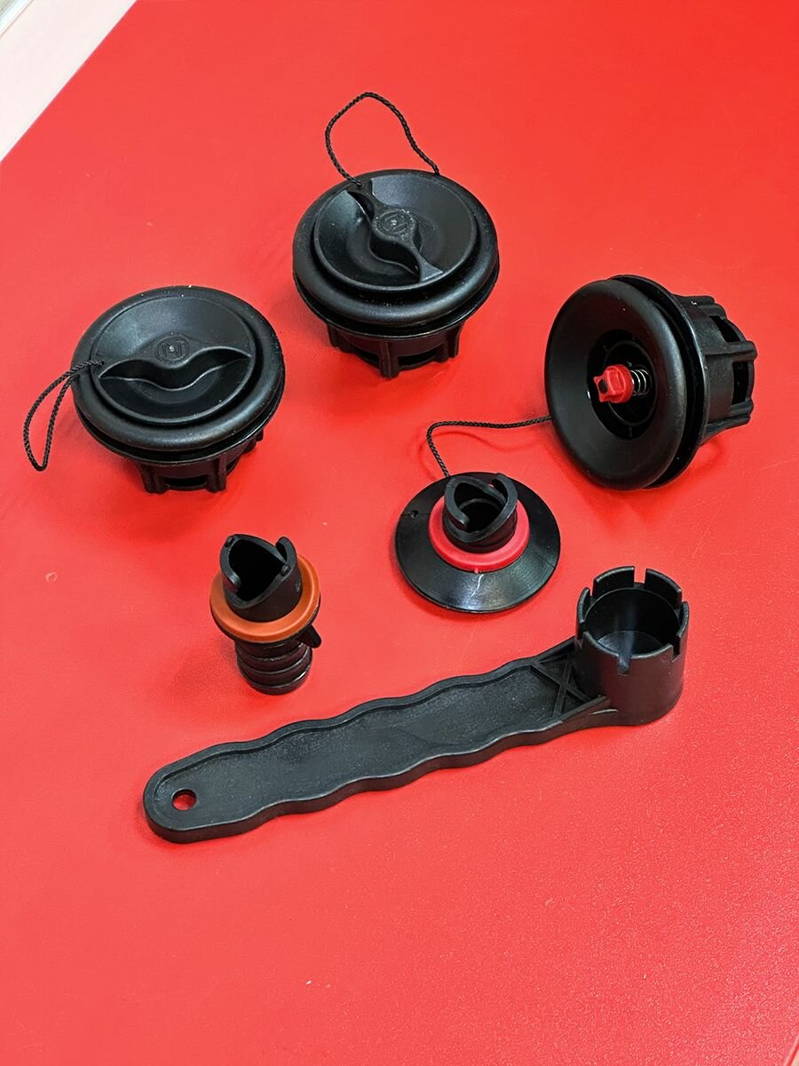 3 клапан для пвх лодок "НИКА", Переходник, Съемник