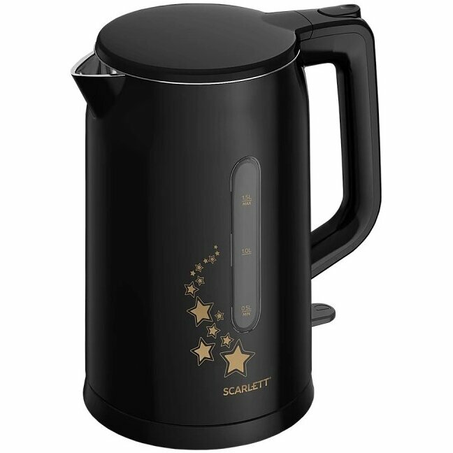Чайник электрический SC-EK21S45 1.5л. 2200Вт черный корпус: