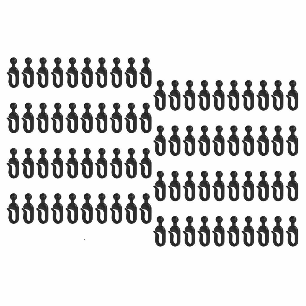 Пластиковые крючки для штор перголы (100 шт)