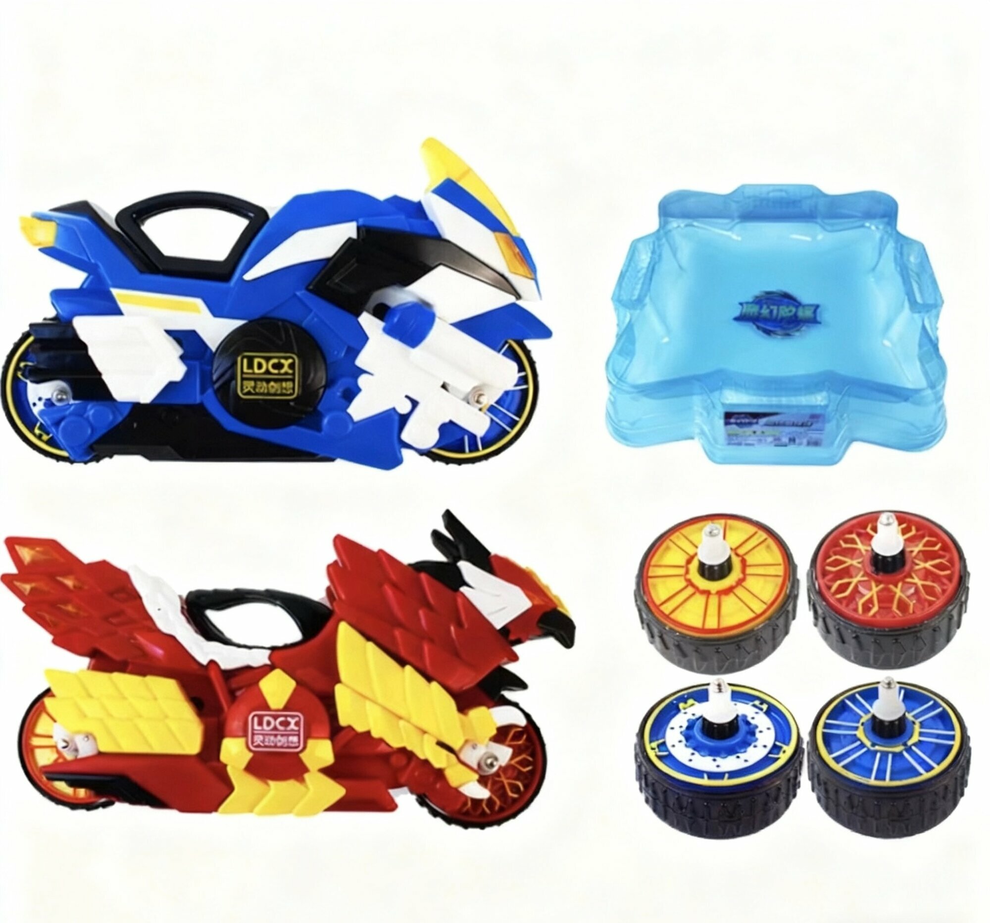 Игровой набор боевых мотоциклов MOTO FIGHTERS , Мотофайтер, Рыцарь и Пионер, MT0107