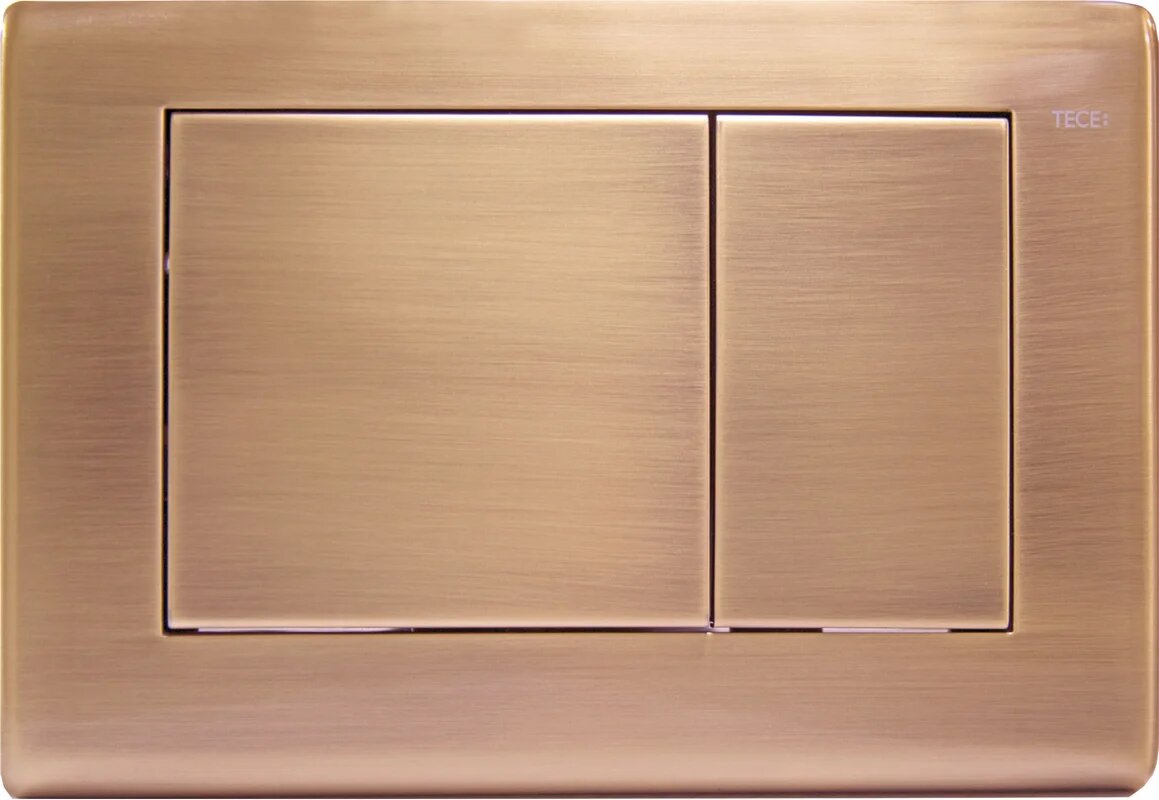 Кнопка смыва Tece TECEplanus 9240365 для инсталляции, состаренная медь