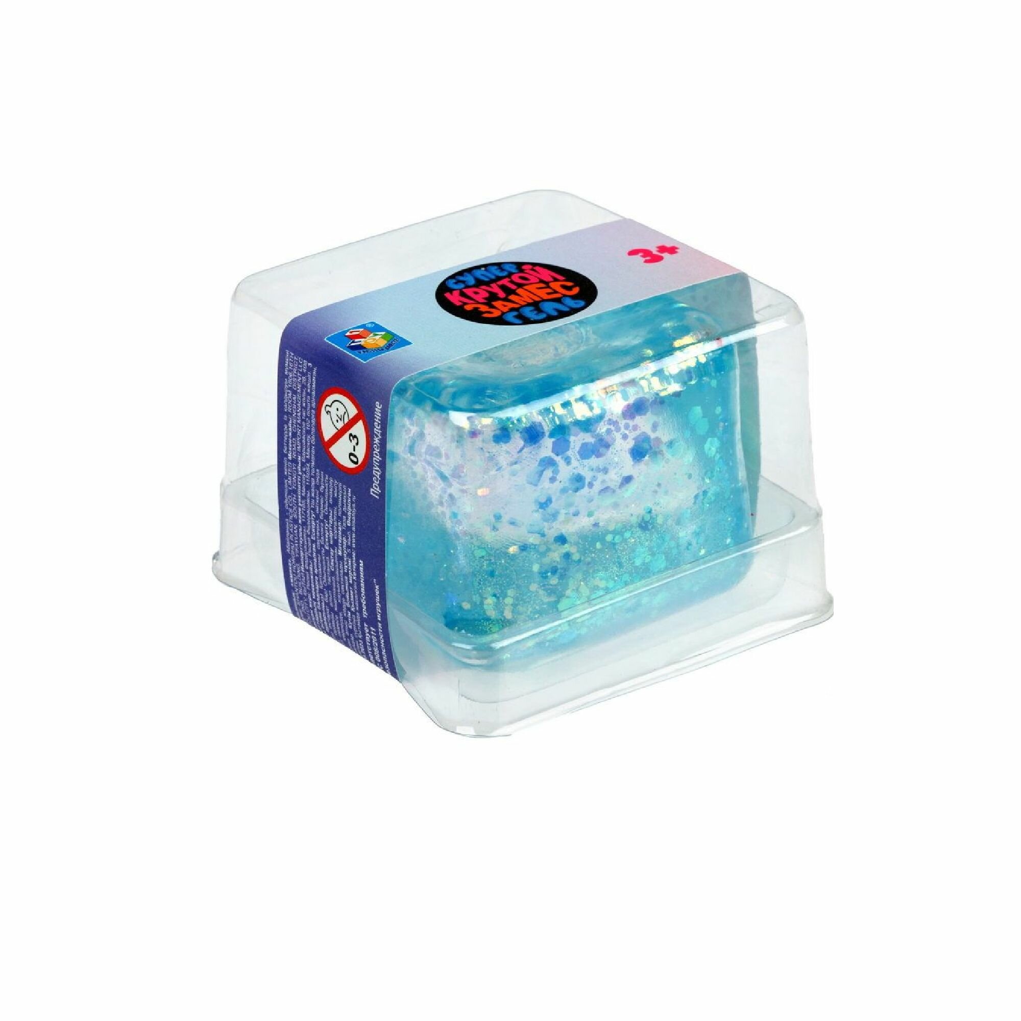 1TOY Крутой замес Супергель кубик льда 5,5см