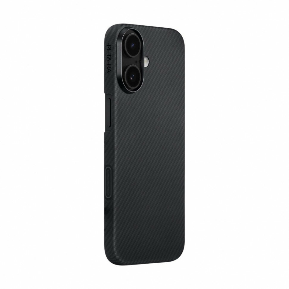Чехол PITAKA Ultra-Slim Case для iPhone 17 - черный 600D Black/Grey (Twill)