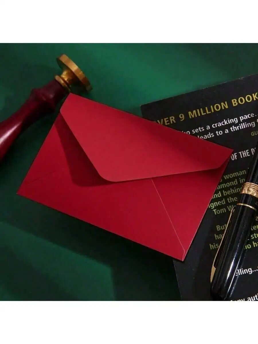 Мини-конверты с окошком для бумаги 50PCS, E