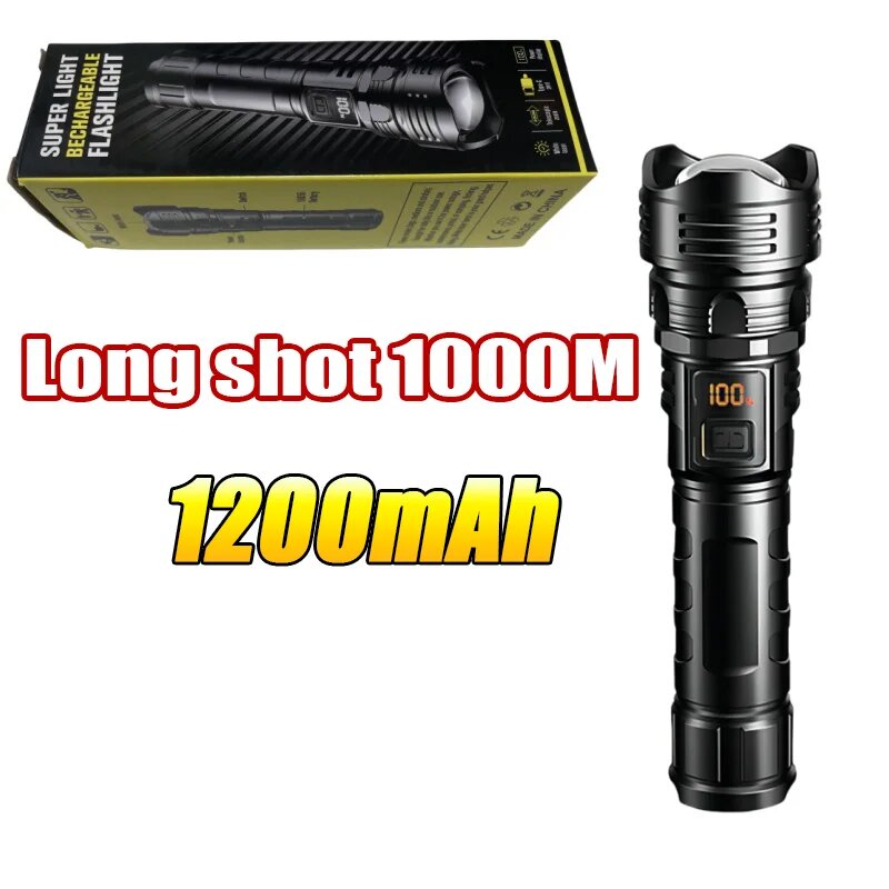Фонарик LED paweinuo 1000M, 1200mAh