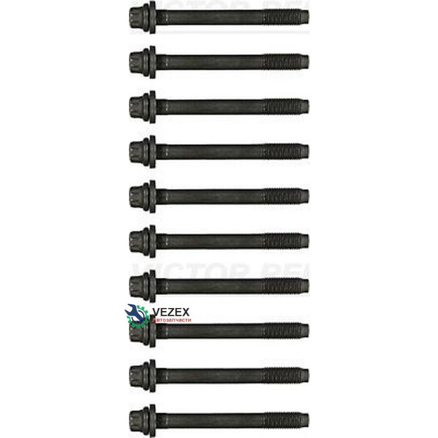 VICTOR REINZ 145507501 Комплект болтов головки блока цилиндров HYUNDAI SONATA IV (EF) 2.0 16V 10.2001 - 11.2004 <=> HYUNDAI SANTA FE I (SM) 2.4 16V 02.2001 - 03.2006 <=> KIA MAGENTIS (GD, MS) 2.0 05.2001 - 09.2005