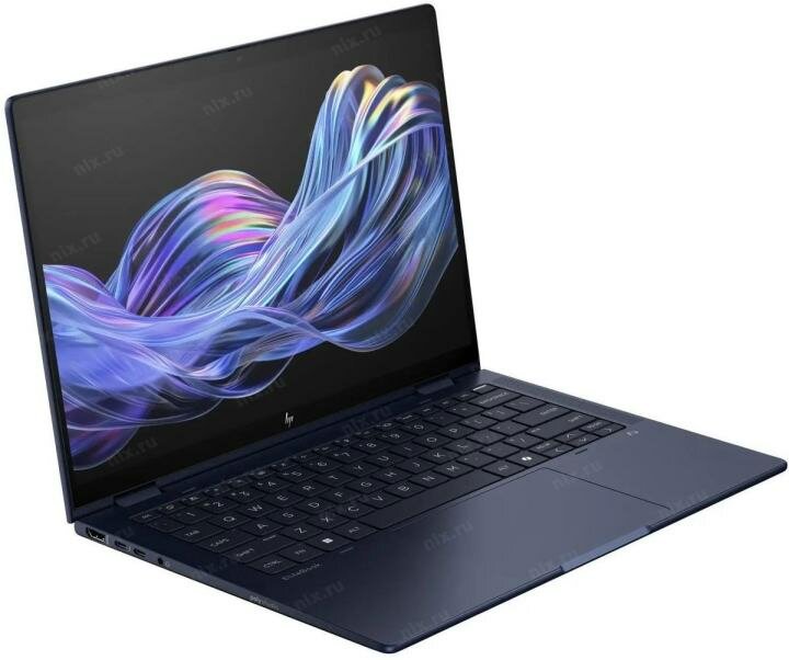BA0C9ET#BH5 HP EliteBook X Flip G1i U7-258V,14" WUXGA IPS Touchscreen,32Gb,1Tb, ENG/RU Kbd Backlit, Blue, Win11Pro — фото 1