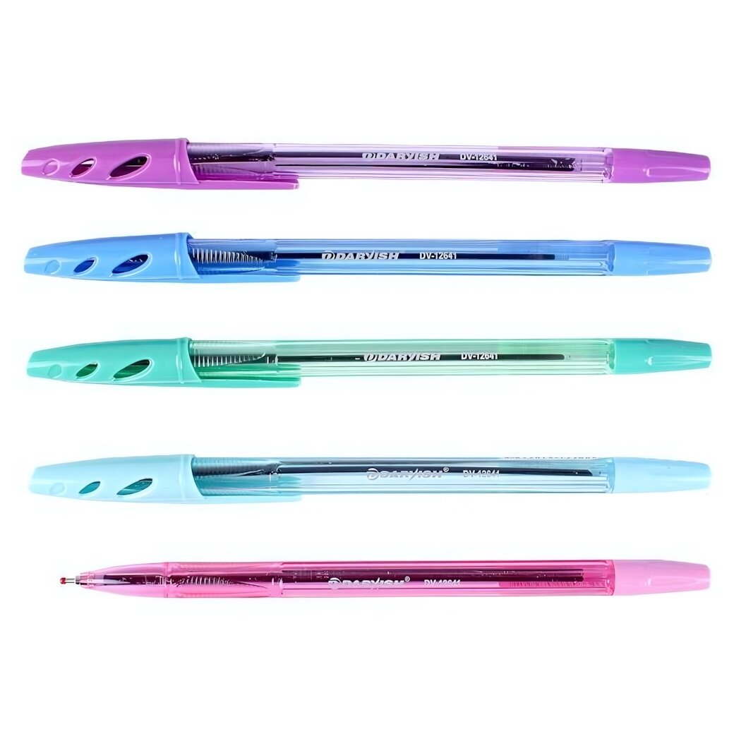 Ручка шариковая синий цвет, 0,7мм, масляные чернила, полупрозрачный корпус