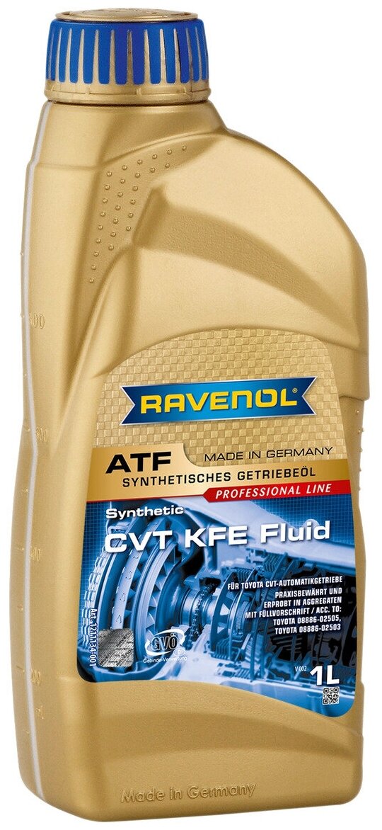 Трансмиссионное масло RAVENOL CVT KFE Fluid ( 1л) new