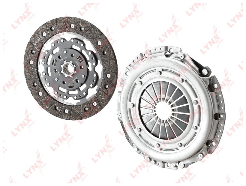 Комплект сцепления без выжимного (Ø 240 mm) LYNXauto CL-1884. Для FORD форд Focus(Фокус) II 1.6D 04>/C-Max(Ц Макс) I 1.6D 07>, MAZDA Мазда 3(BK/BL) 1.