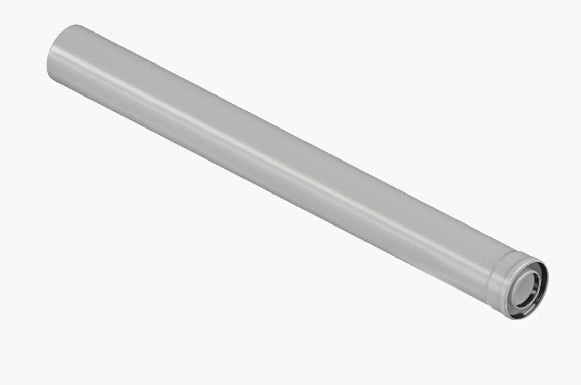 Удлинение конденсационного дымохода 60/100 L1000 мм Krats (кратс)