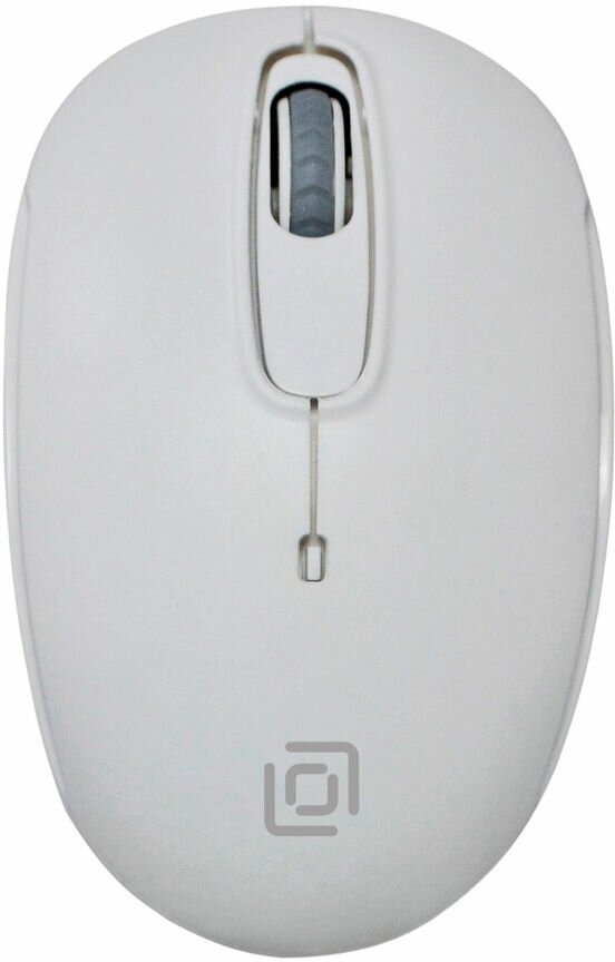 Мышь Oklick 505MW белый оптическая (1000dpi) беспроводная USB (3but)