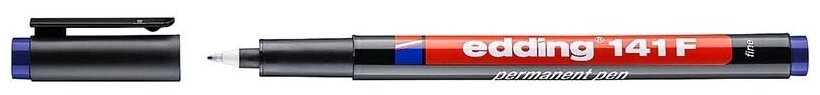 Маркер для пленки Edding 141 F/003, 0,6мм, синий (комплект 3 штуки)