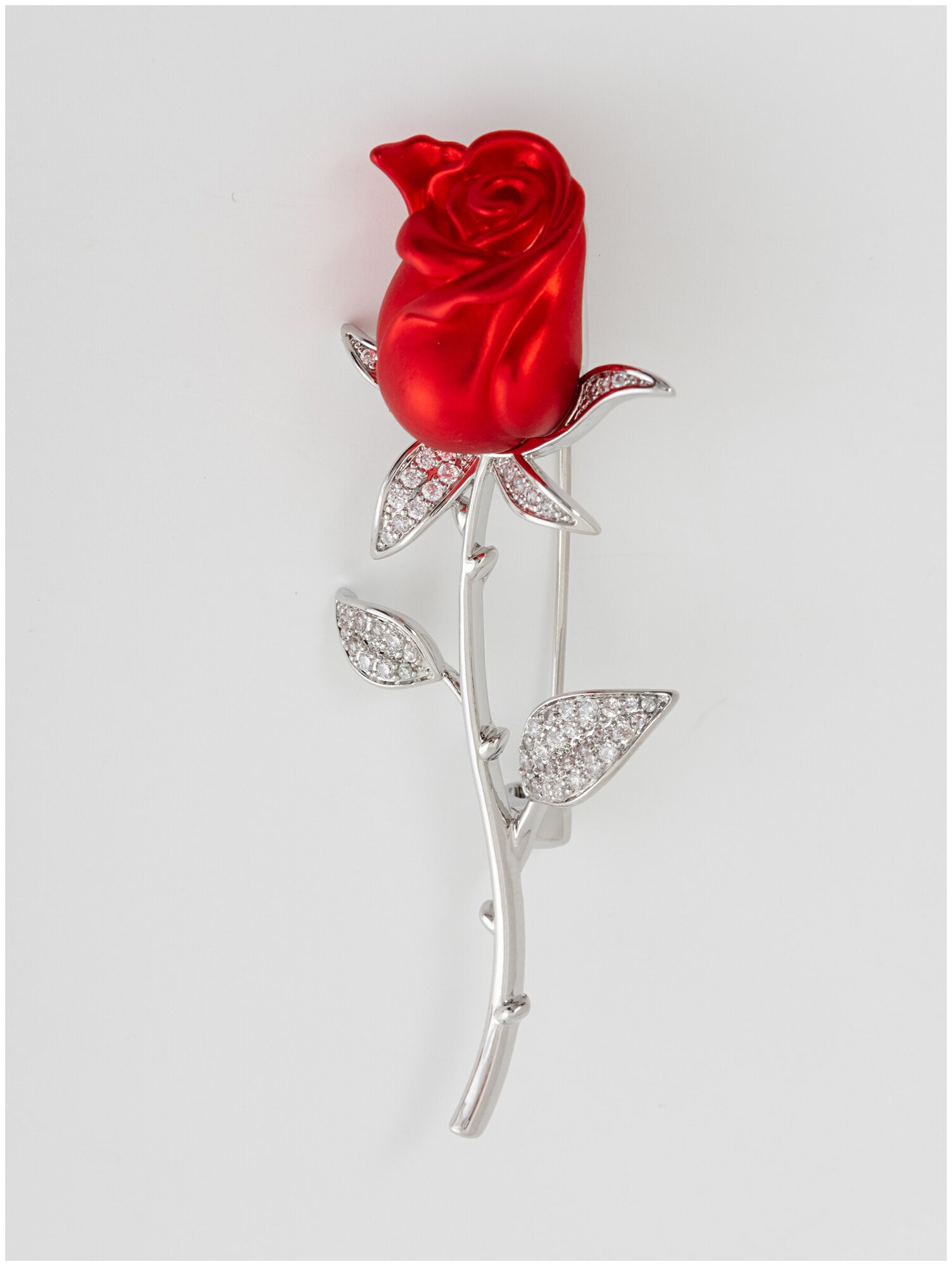 Брошь, кристалл, эмаль