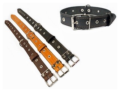 Ошейник Дарэлл "Стандарт", кожаный, 1 слой, безразмерный, 35 мм х 66 см