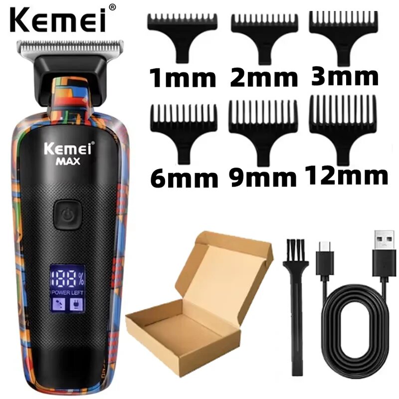 Электрический триммер Kemei KM-max5090 для лица и бороды