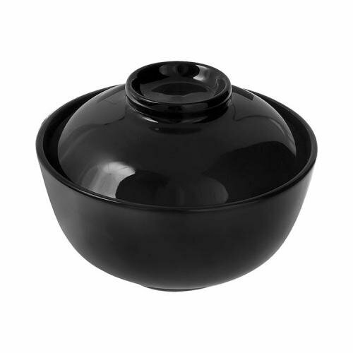 Мисосупница "Кунстверк", фарфор,300мл, диаметр 125, высота 95мм, черный