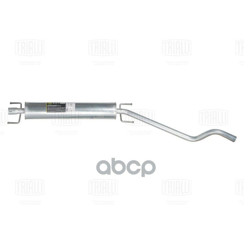 Глушитель для а/м Opel Astra H (04-)/Astra G (98-) доп. (резонатор) (алюм. сталь) (EAM 2110) Trialli арт. EAM2110