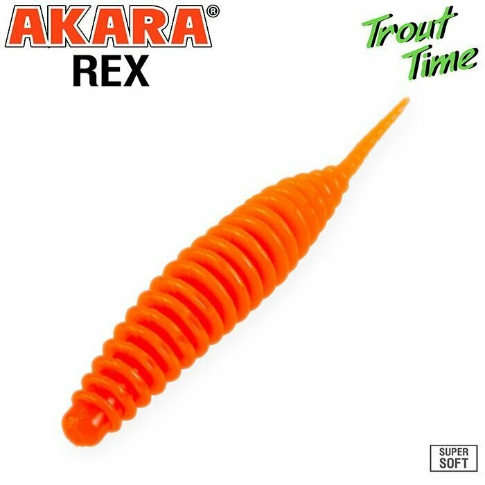 Силиконовая приманка Akara Trout time REX 2 Cheese 100 (10 шт.)